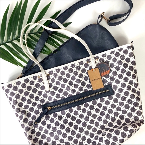 G.H. Bass & Co. | Bags | Nwt Gh Bass Co 2 In Tote Bag Crossbody Purse ...